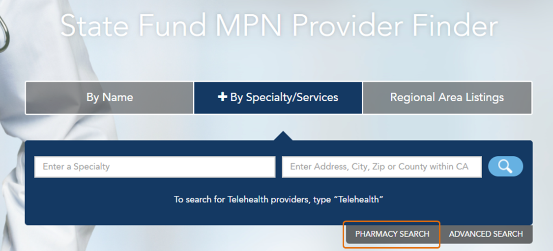 How to use the Provider Finder
